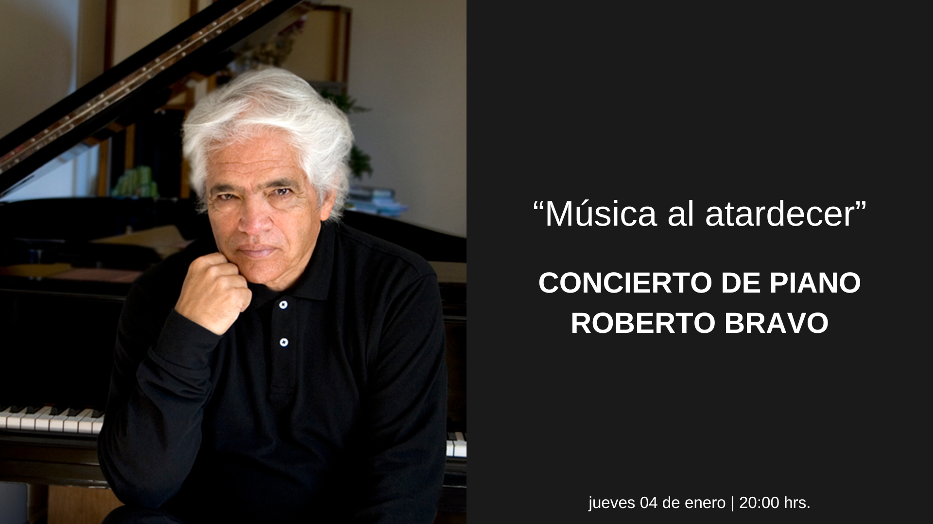 Concierto de piano de Roberto Bravo